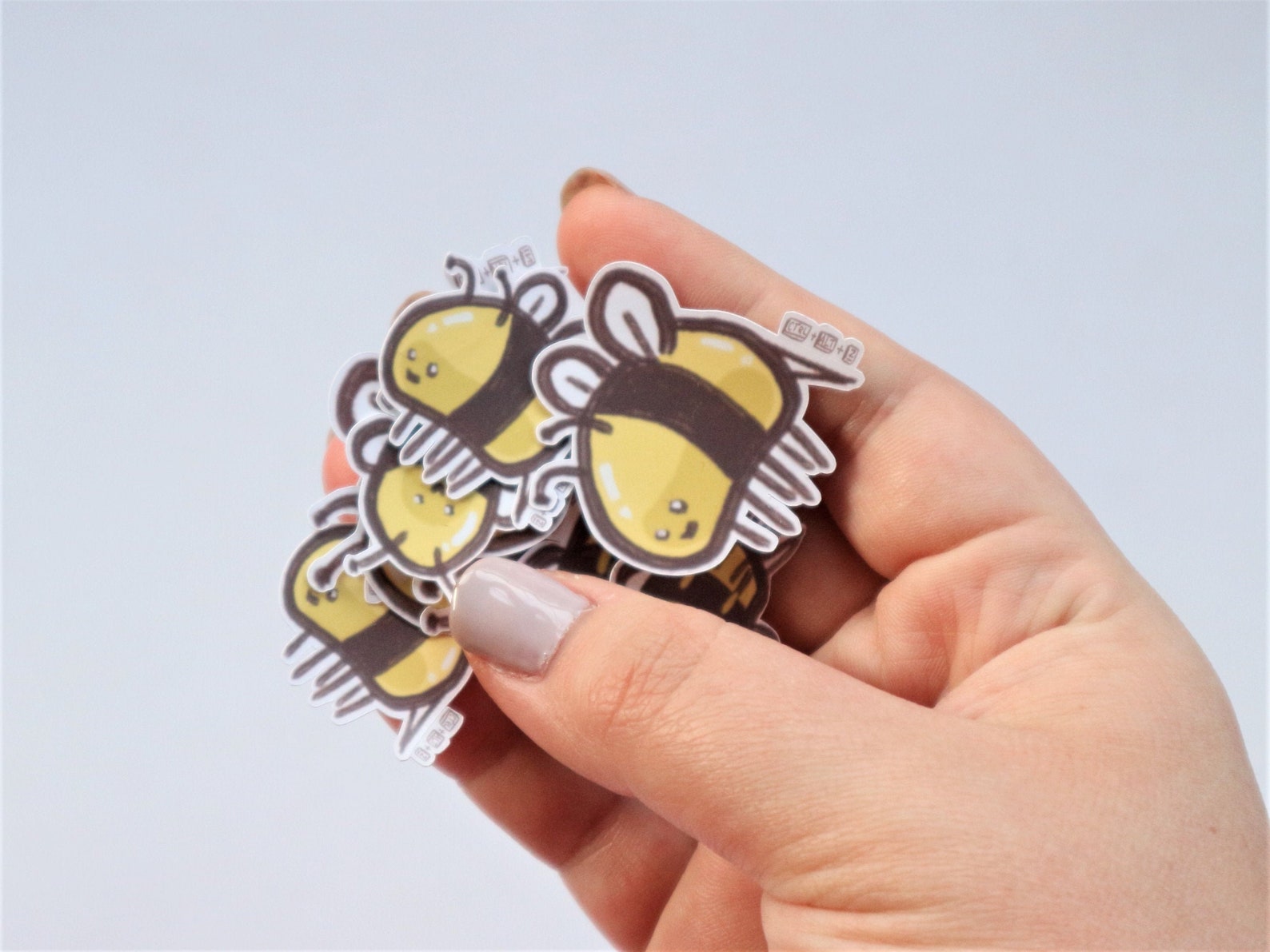 Bean Bees Stickers! Cute Hive Pack Honey Bee Hydroflask Laptop Bullet ...