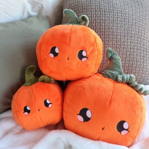 Handmade Pumpkins Plush Cute Pumpkin Spice Stuffed Animals Toy Doll ...