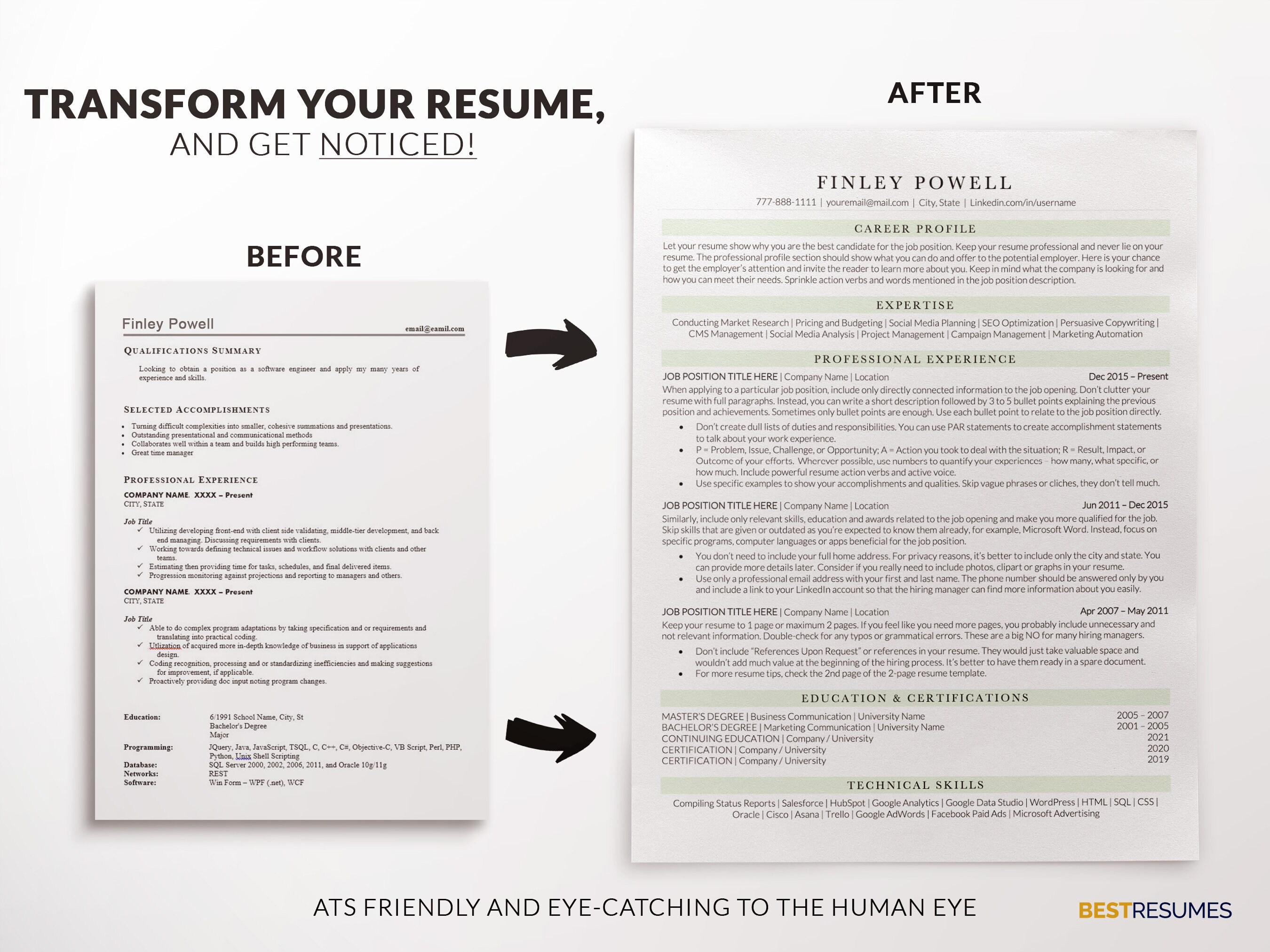 Basic Chronological Resume Template Apple Pages, CV Template Mac Pages ...
