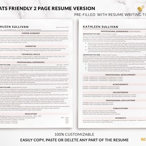 Clean ATS Friendly Resume Template, ATS Compliant and Optimized Resume ...