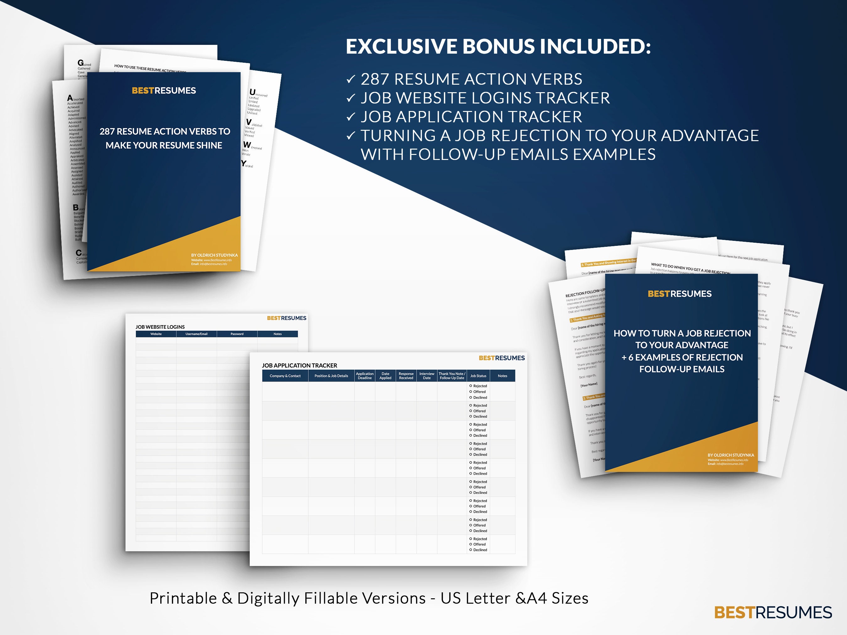 ATS Optimized Resume Template, Simple Resume Template, ATS Clean CV ...