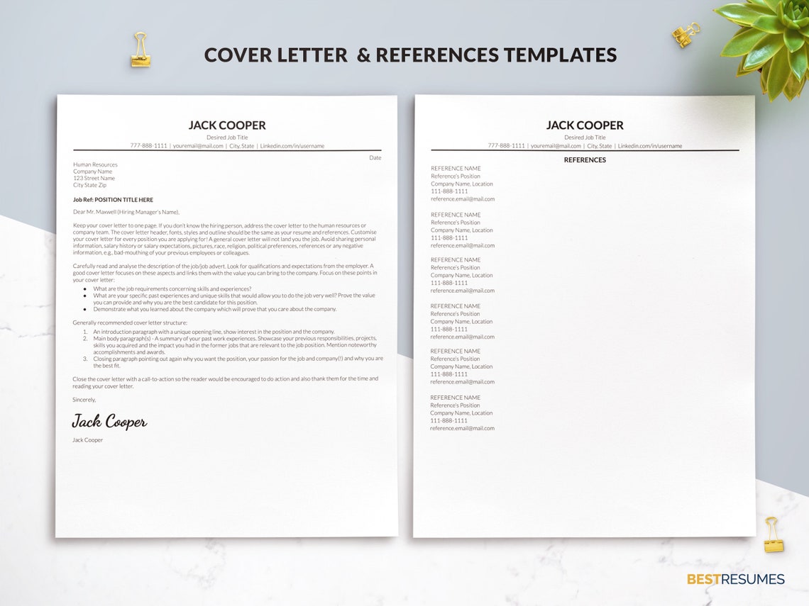 Simple Resume Template Google Docs, ATS Friendly Resume Template Word ...