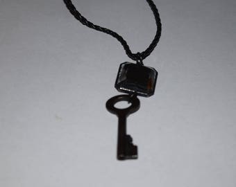Black key necklace | Etsy