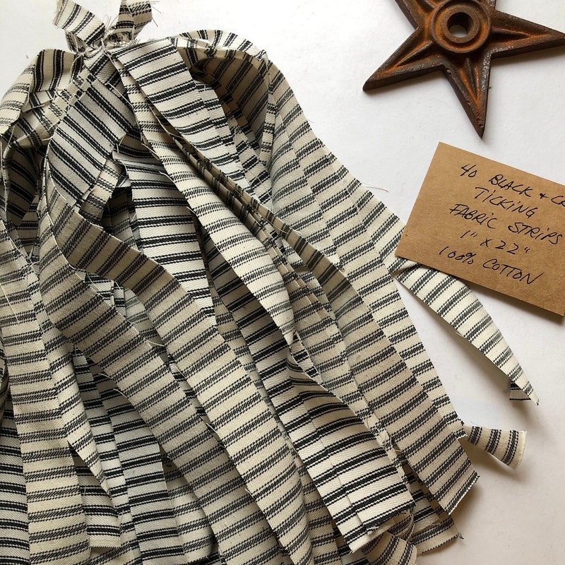 Ticking Fabric - Etsy