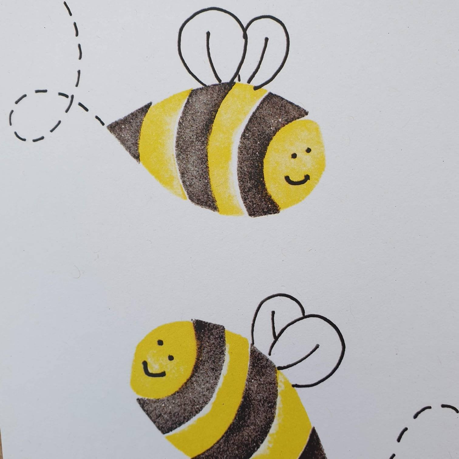 Cute Bee Birthday Card. Happy Birthday Bumble Bee. Bee Lover - Etsy