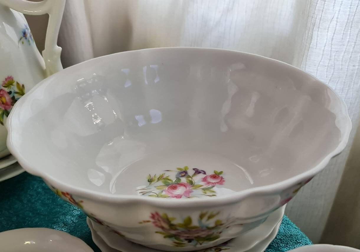 Antique Old Paris Hand Painted Tea Service With Flowers - Etsy