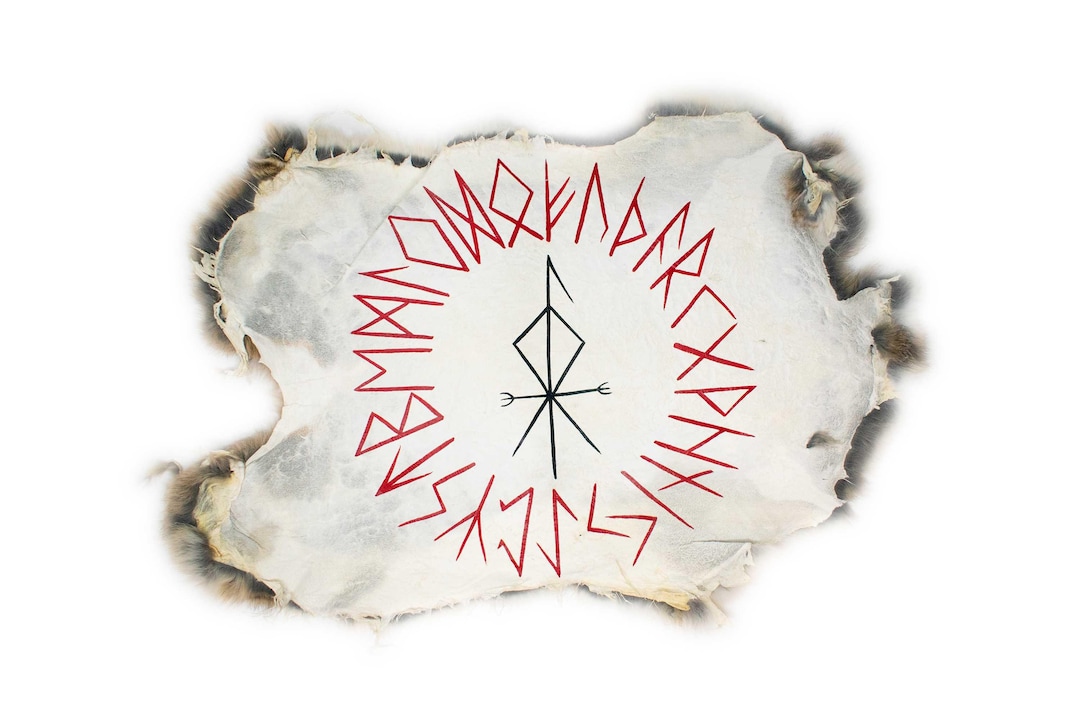 Loki Bindrune Rabbit Hide Altar Cloth - Etsy