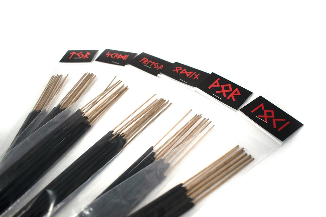 Norse God Ritual Incense – 10 Hand-dipped Sticks - Etsy