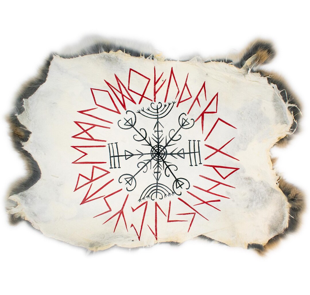 Veldismagn & Runic Circle - Rabbit Hide Altar Cloth - Etsy