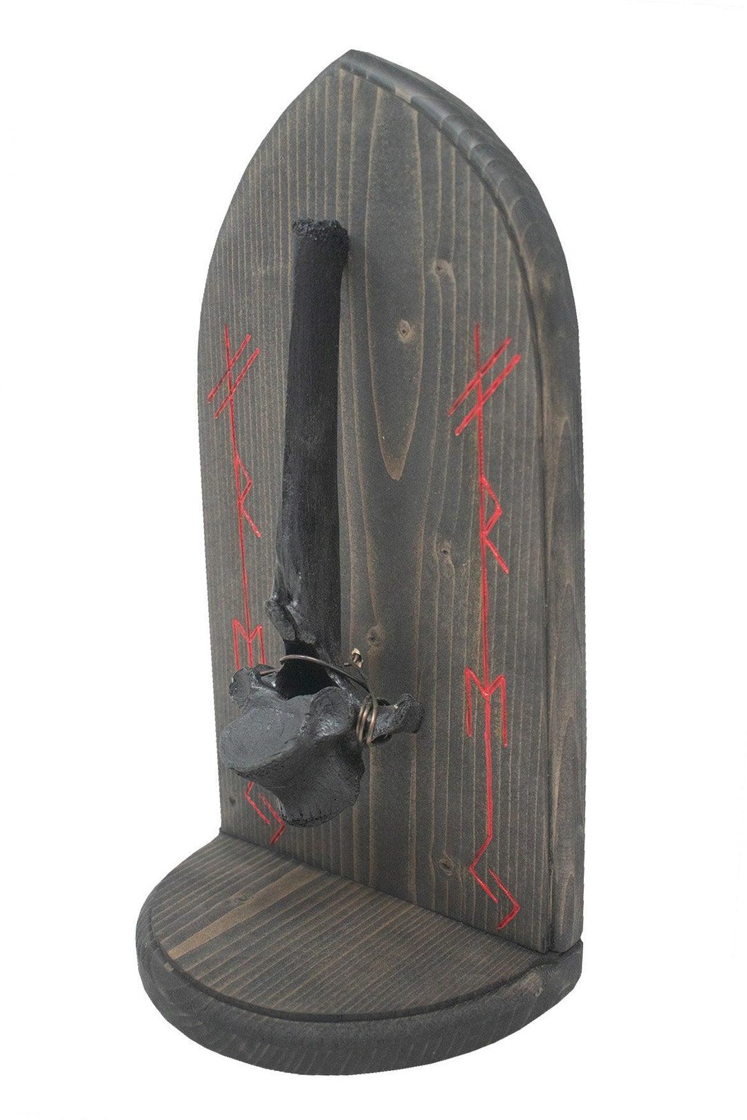 Freya Bindrune & Blackened Elk Vertebra Altar - Etsy