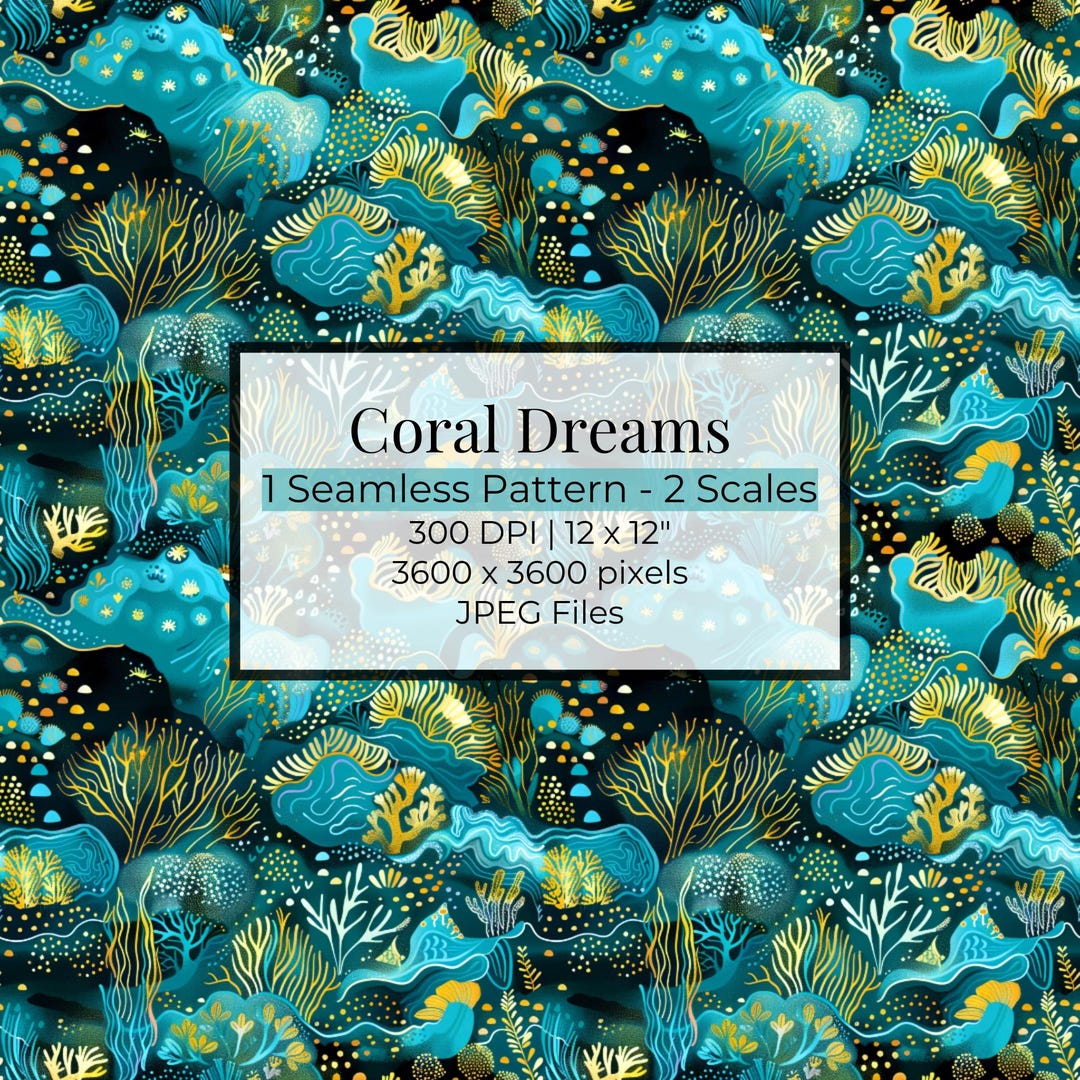 Boho Digital Paper Pack: Seamless Pattern | 12x12 | Dreamy Pattern ...