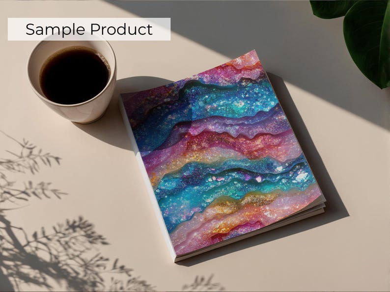 Rainbow Glitter Agate Digital Paper: Seamless Patterns (digital ...
