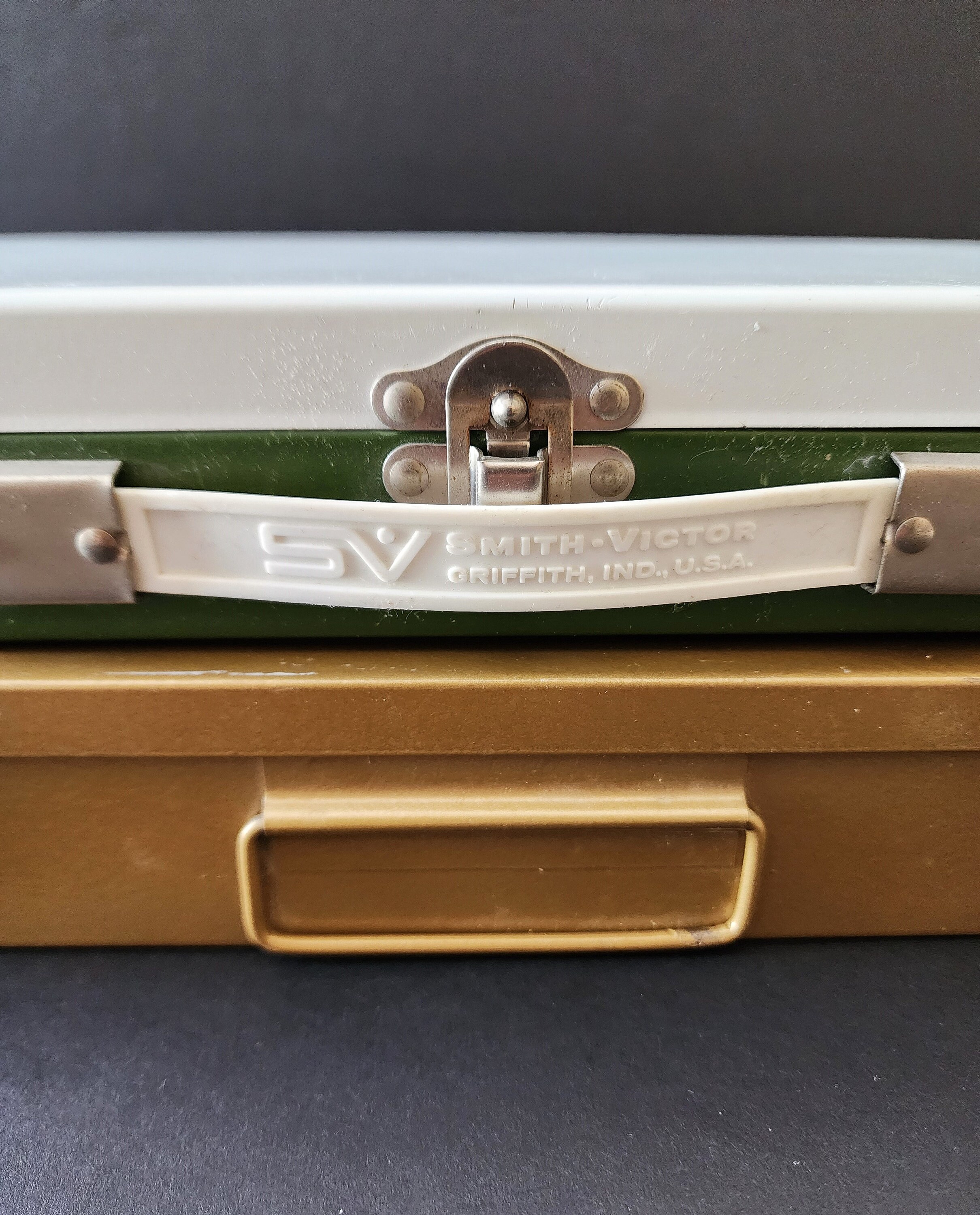 Vintage Slide Binder. Metal Slide Box. Gift for Photographer ...