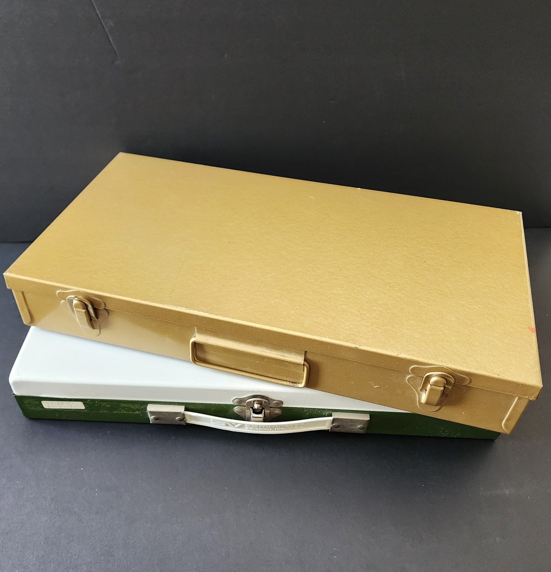 Vintage Slide Binder. Metal Slide Box. Gift for Photographer ...