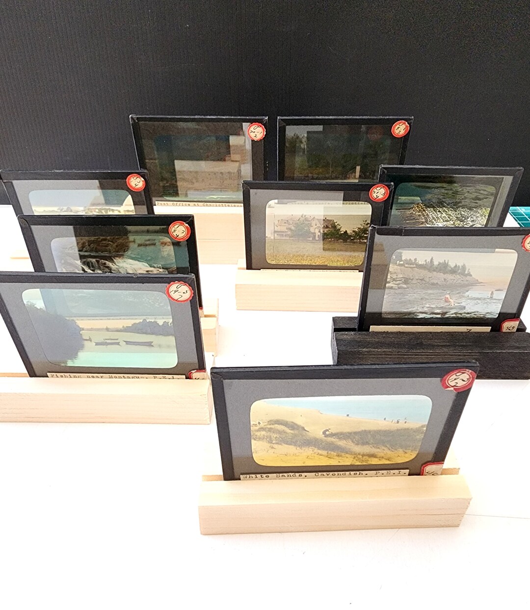 Vintage Glass Slides. C1930 Landscapes. Antique Photo on Glass With ...