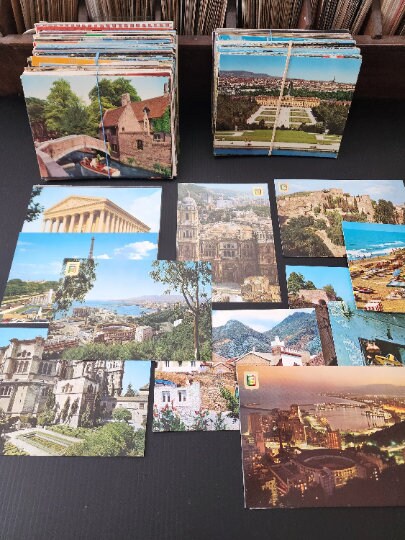 European Vintage Postcards in Color England. Italy. Spain. - Etsy