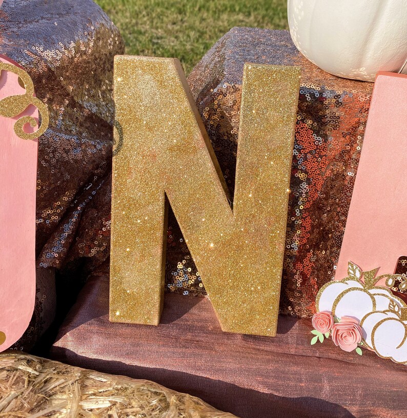 Little Pumpkin Theme ONE Letters - Etsy
