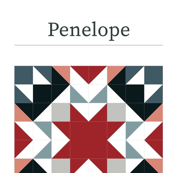 Penelope Quilt Pattern - Etsy
