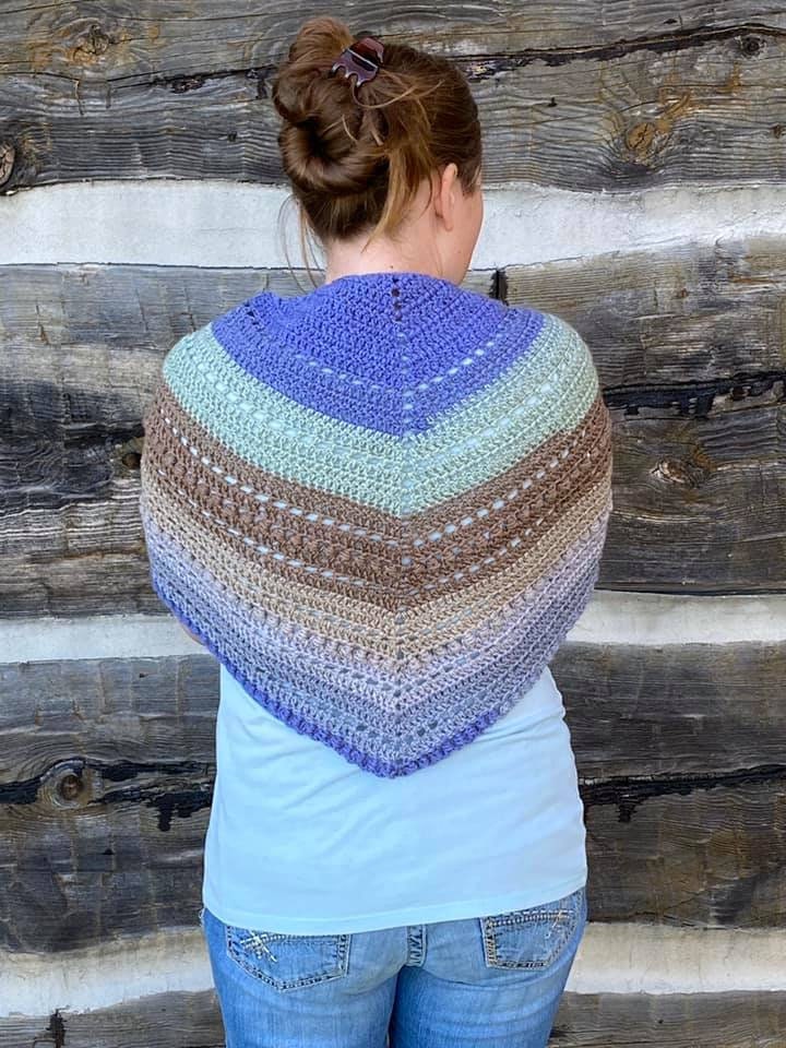 Evie's Crochet Shawl, Easy Crochet Shawl Pattern, Crochet Wrap Pattern ...