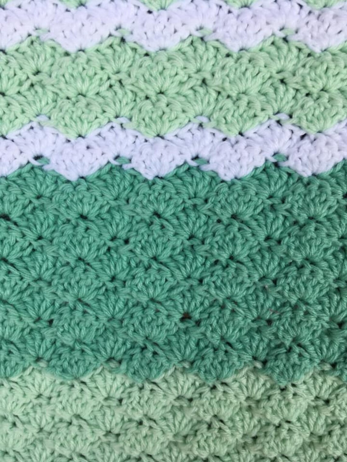 Easy Shell Baby Blanket Crochet Baby Blanket Pattern Crochet - Etsy