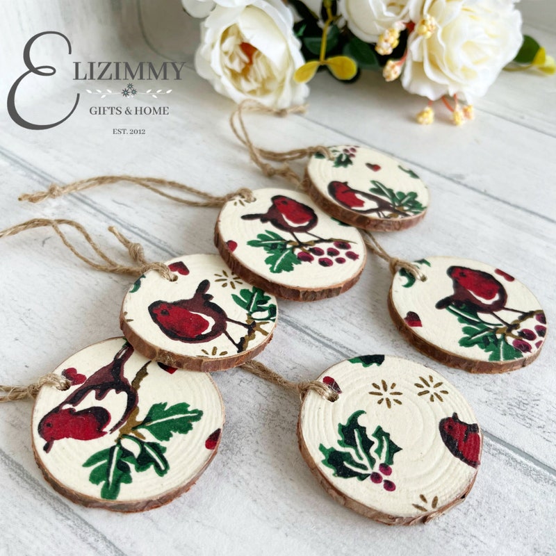 Bird on Tree Slice - Etsy UK