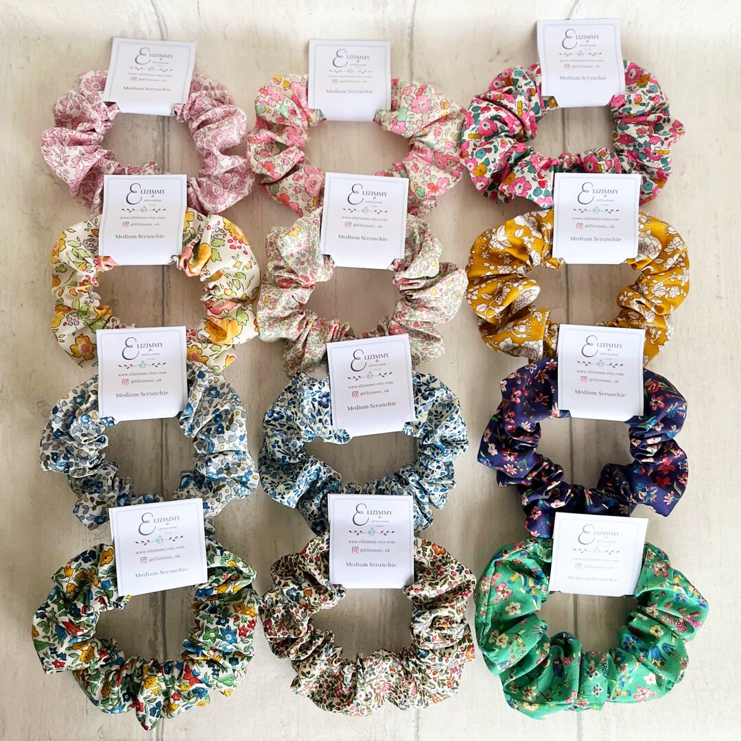 Liberty Scrunchie Sets Tana Lawn Fabric Scrunchie Set Hair Scrunchies ...