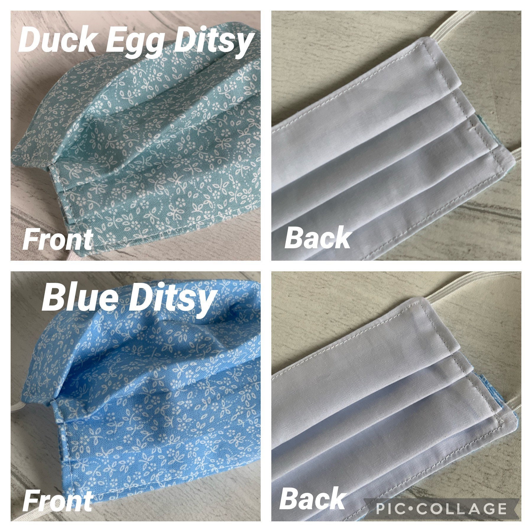 Pretty Fabric Face Masks Washable and Reusable ONE SIZE - Etsy UK