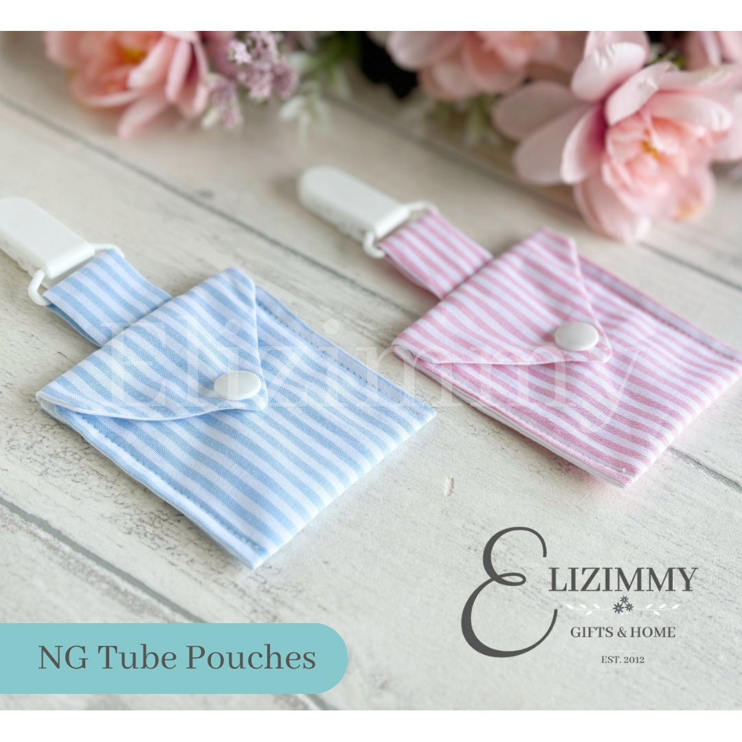 NG Tube Pouches. Feeding Tube Pocket. Tubie Accessories. Dummy Clip on ...
