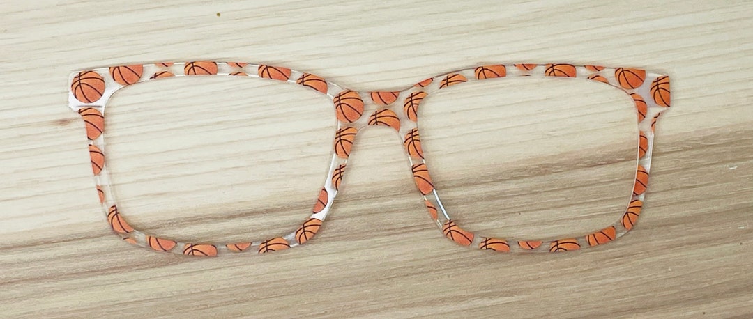 Basketball Translucent Acrylic Eyewear Topper for Interchangeable ...