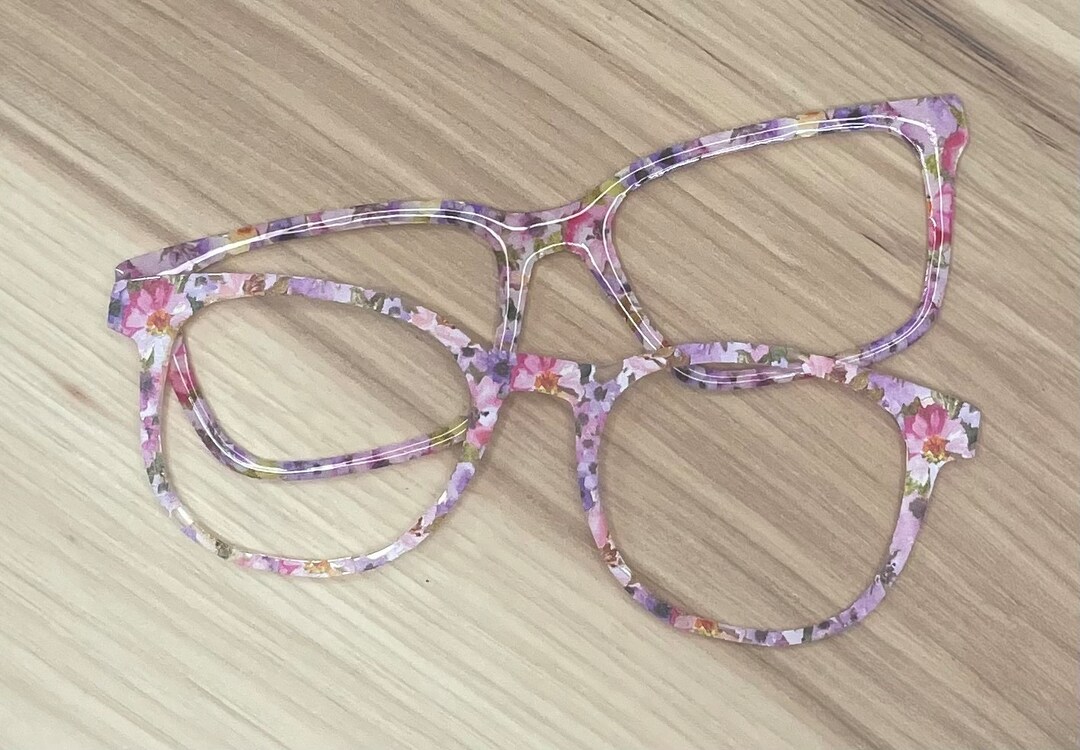 Watercolor Floral Acrylic Topper - Etsy