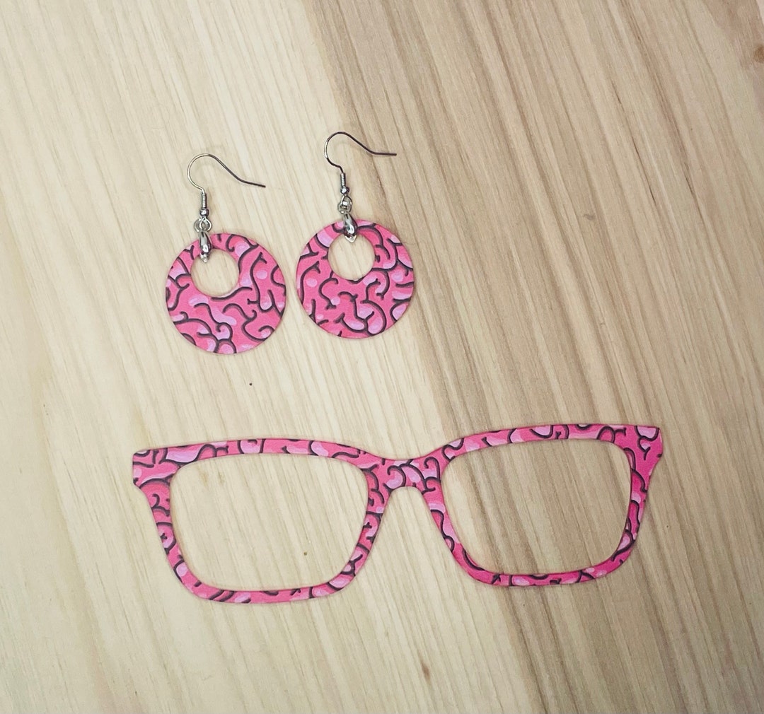 Brain Acrylic Topper for Interchangeable Magnetic Glasses - Etsy