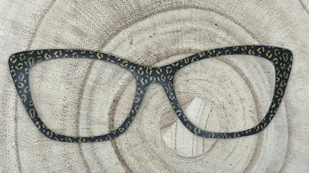 Black and Gold Leopard Acrylic Topper - Etsy