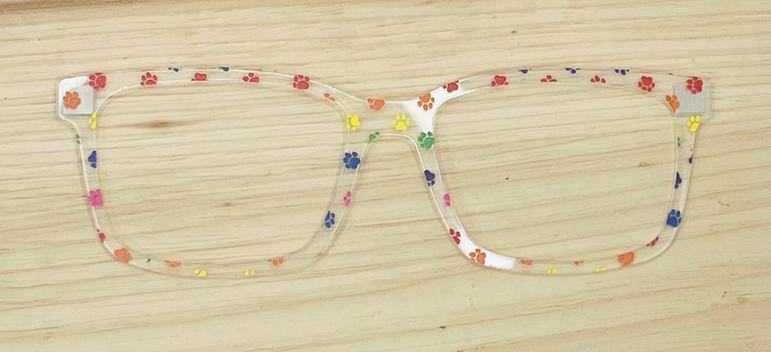 Rainbow Paws Acrylic Topper - Etsy