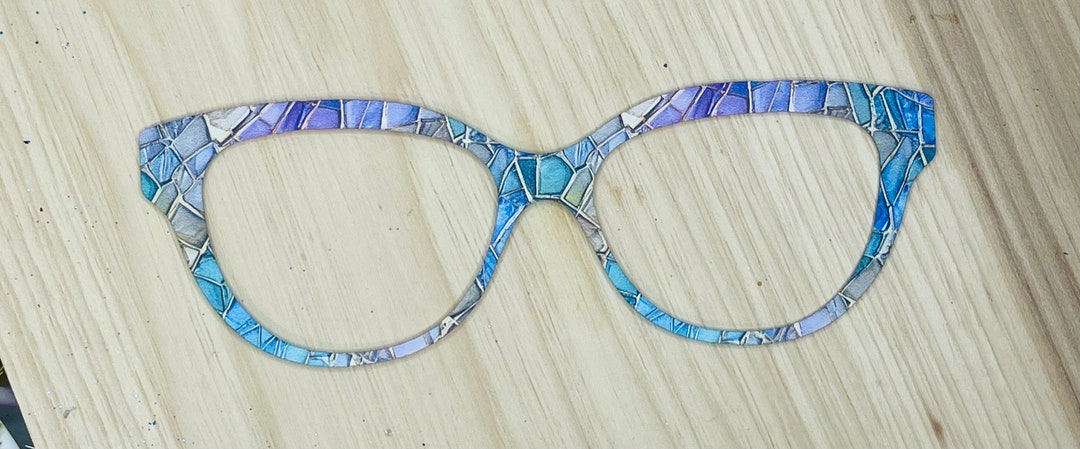 Delicate Quartz Opaque Stained Glass Acrylic Eyewear Toppers for ...