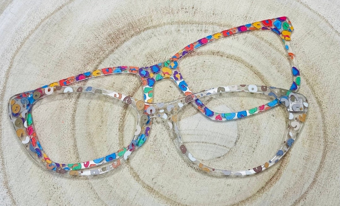 Leopard Translucent Acrylic Toppers - Etsy