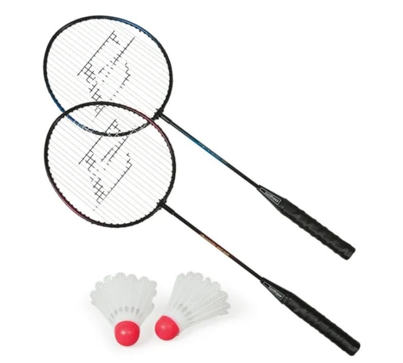 2 Player Badminton Racket Set 26 Long, Contains 2 Rackets With Tempered ...