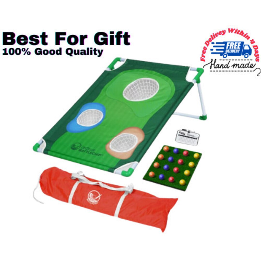 NEW Battle Chip Backyard Golf Cornhole Game Includes Chipping Target 16 ...