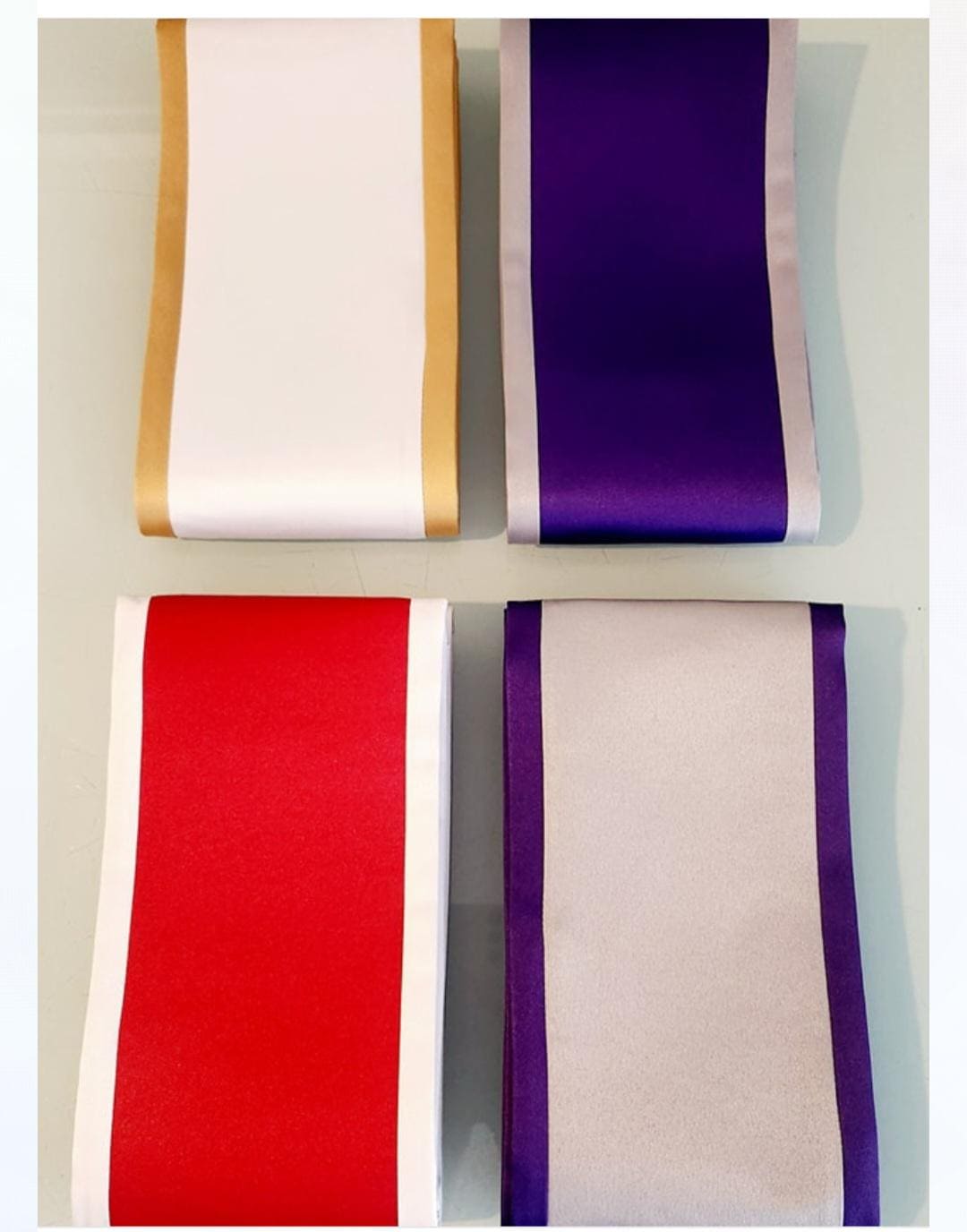 Blank Two Color Sash - Etsy