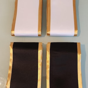 Blank Two Color Sash - Etsy