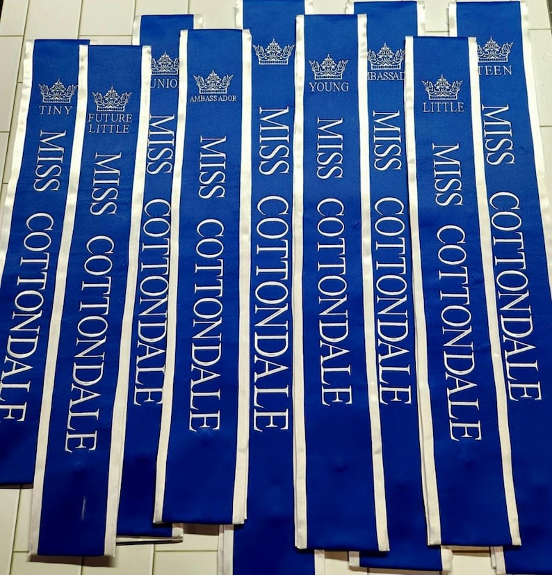 All CAPS Pageant Sash - Etsy