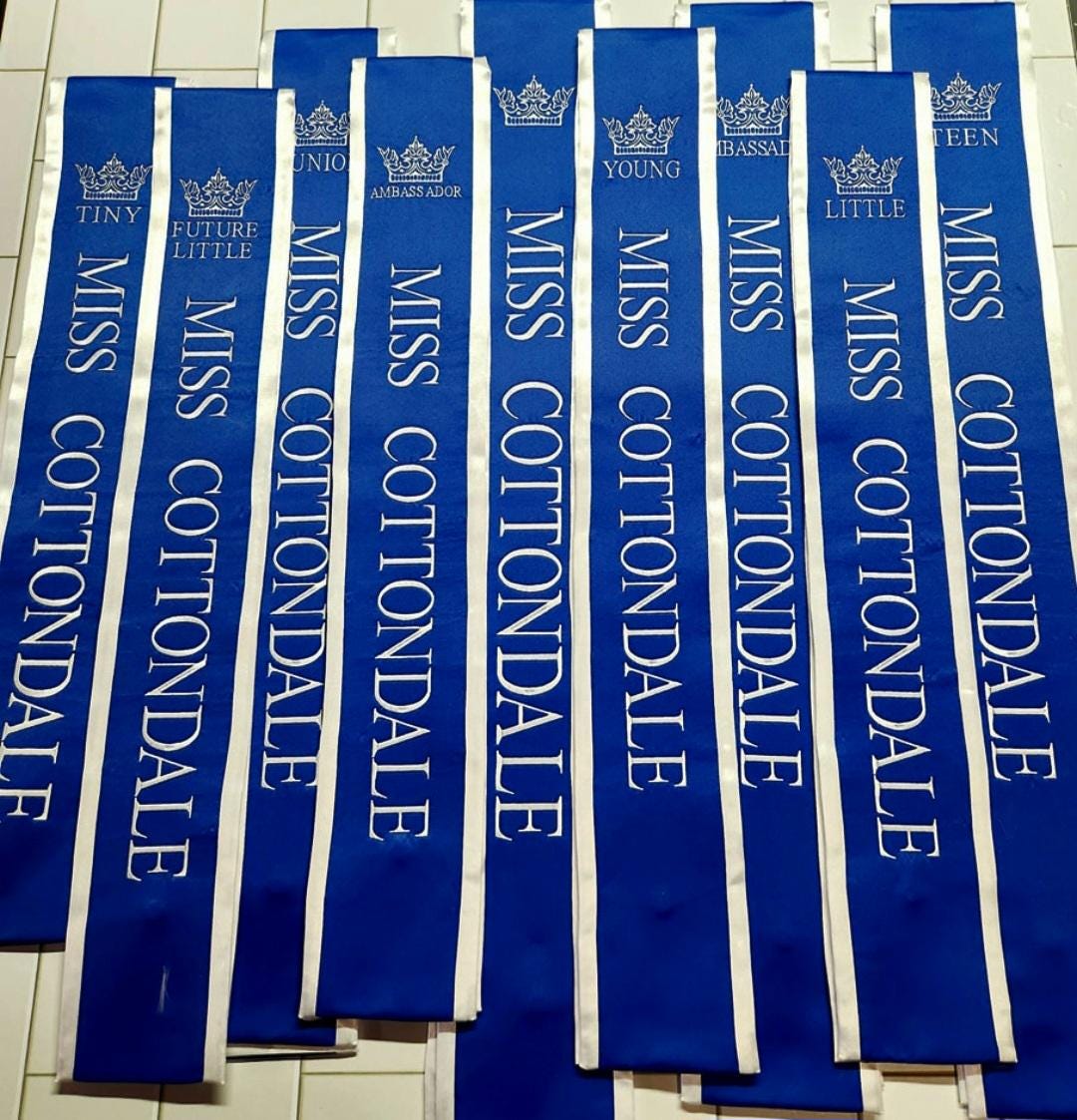 All CAPS Pageant Sash - Etsy