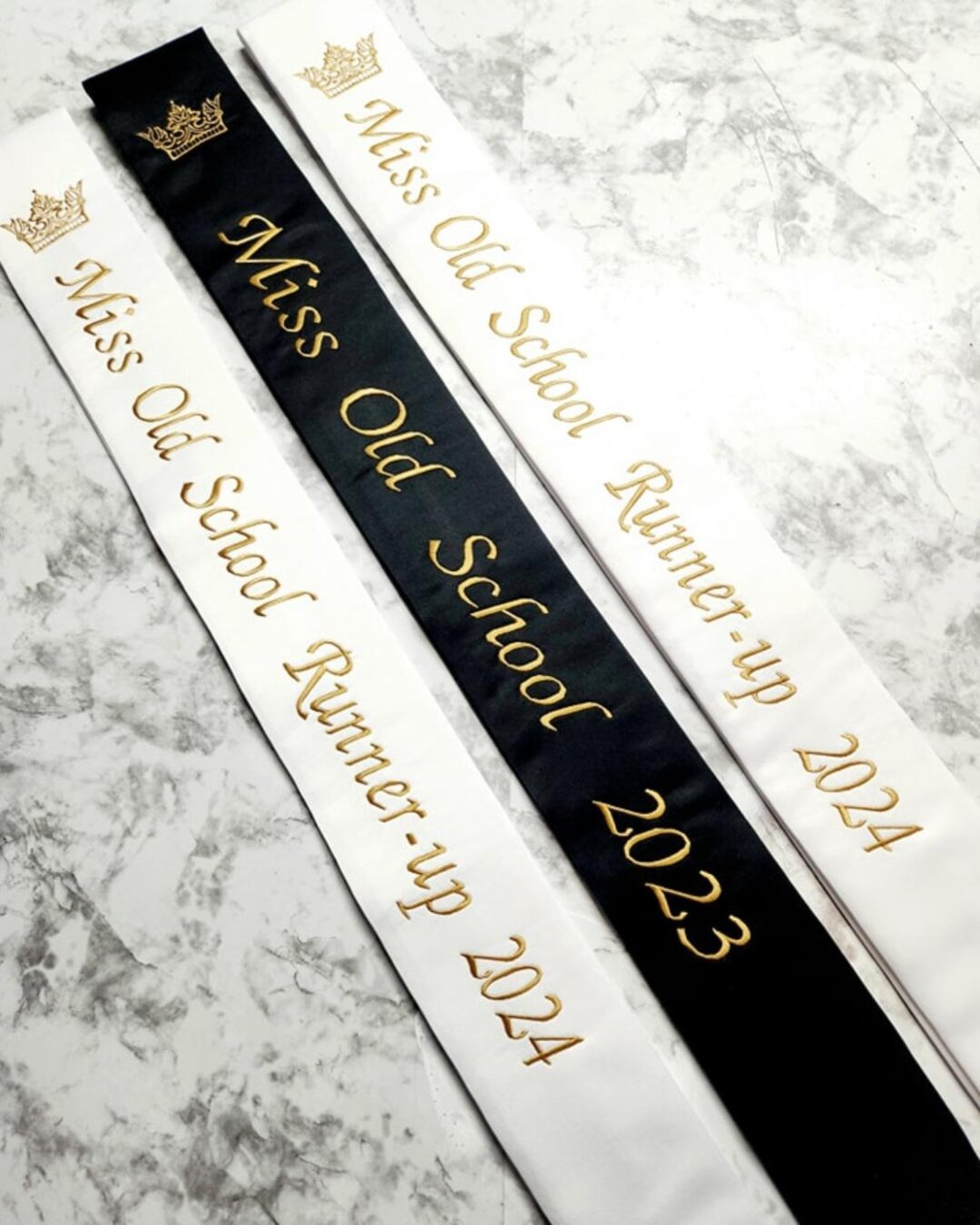 One Color Foldover Embroidered Sash - Etsy