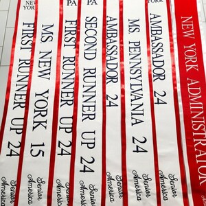 All CAPS Pageant Sash - Etsy