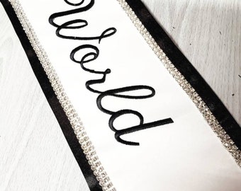 Add Name to Sash - Etsy