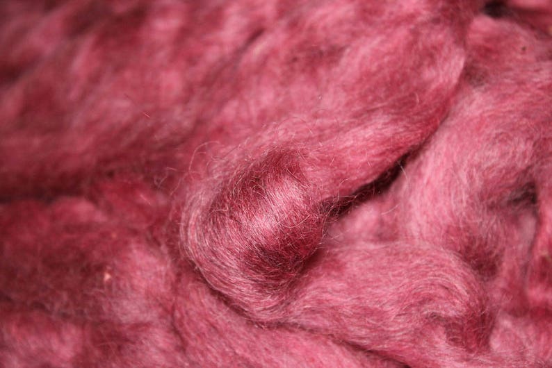 Red Exotic Mohair / Alpaca / Wool Blended Roving, 3oz Skeins - Etsy