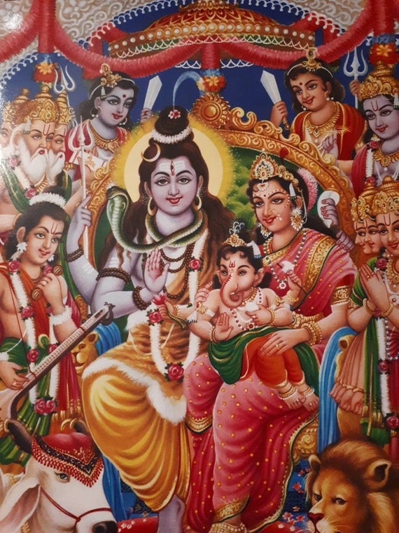 Shiva parivaar | Etsy