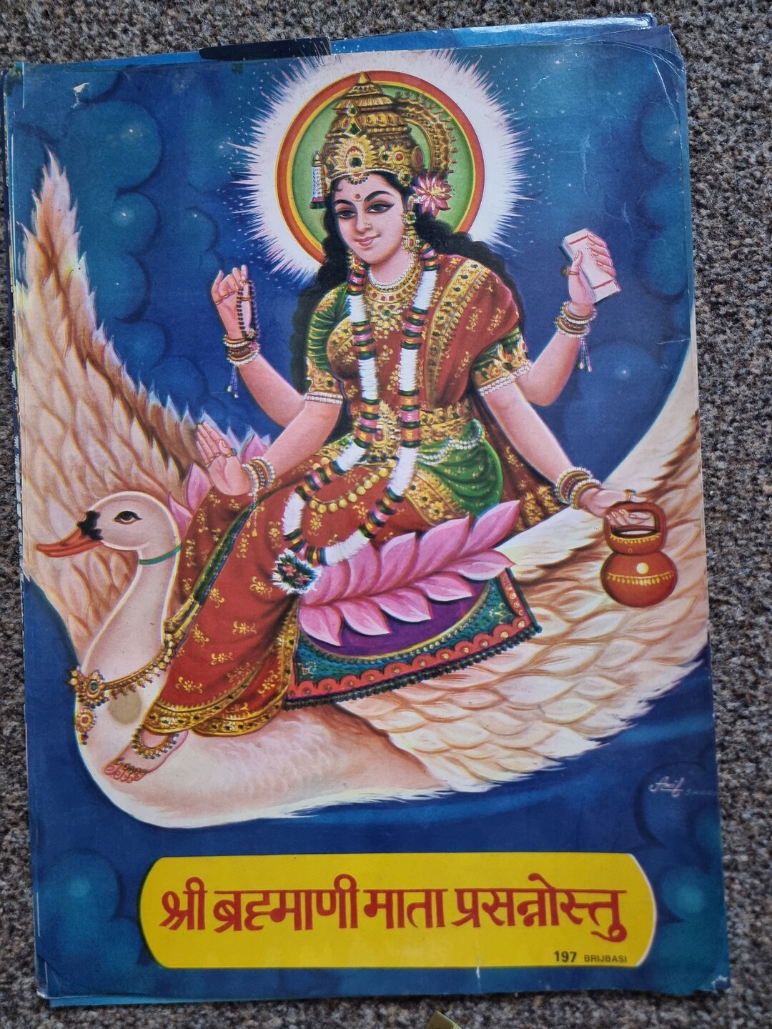 Hindu Goddess Brahmani Maa - Etsy