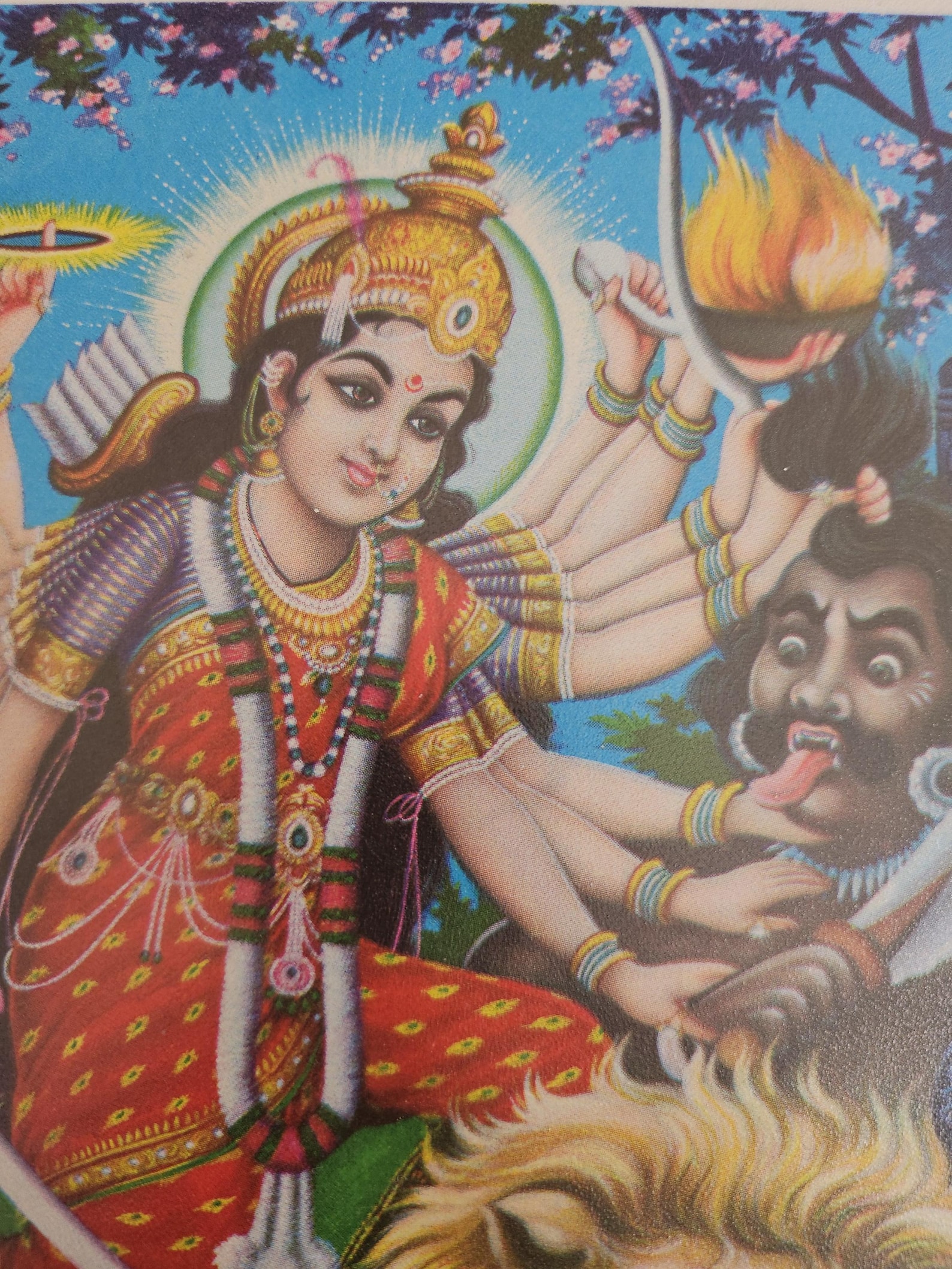 Mahishasura Mardini by Brijbasi Press 6.5in X 9.5inch - Etsy