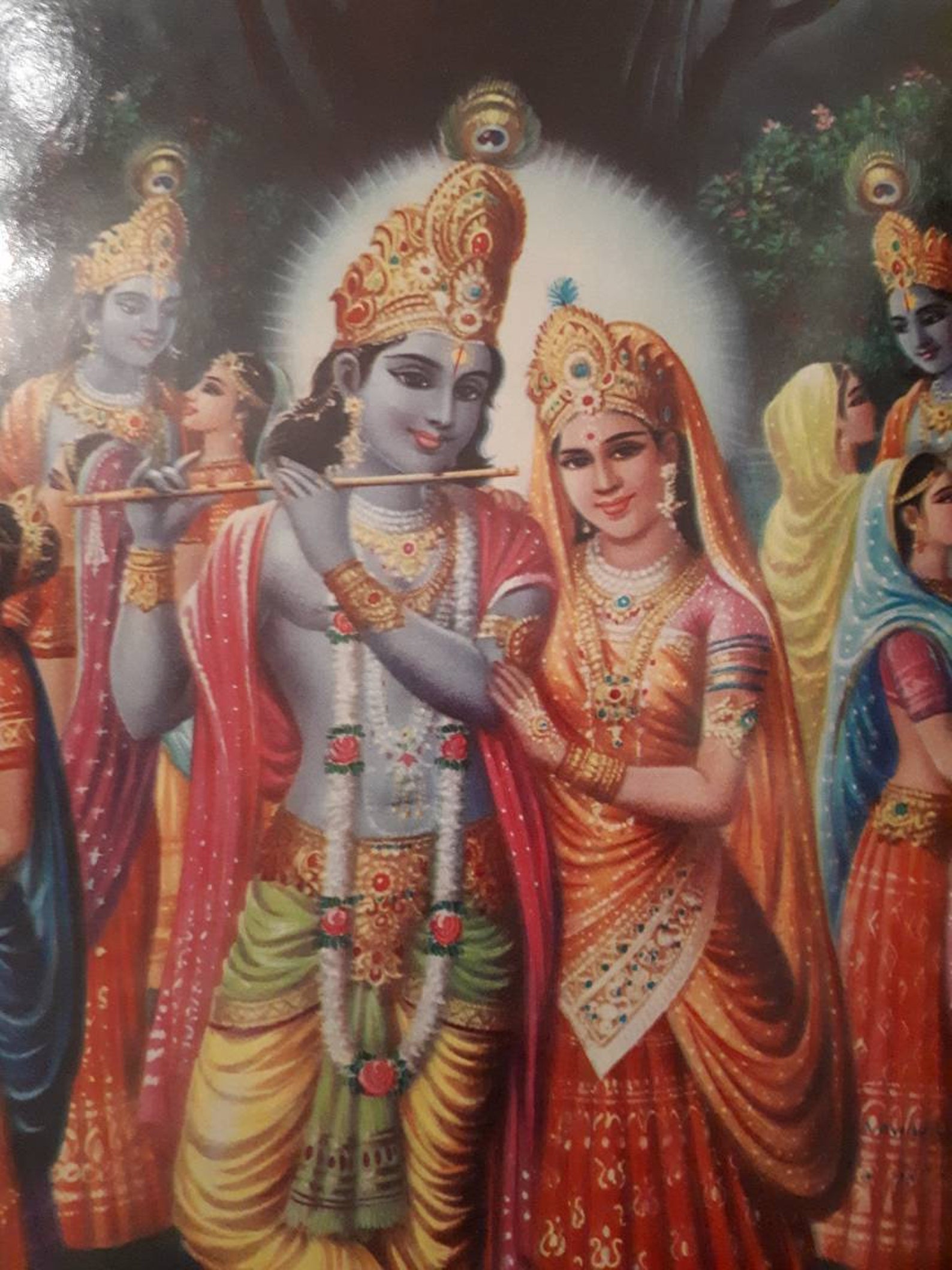 Radha Krishna Ras Leela - Etsy