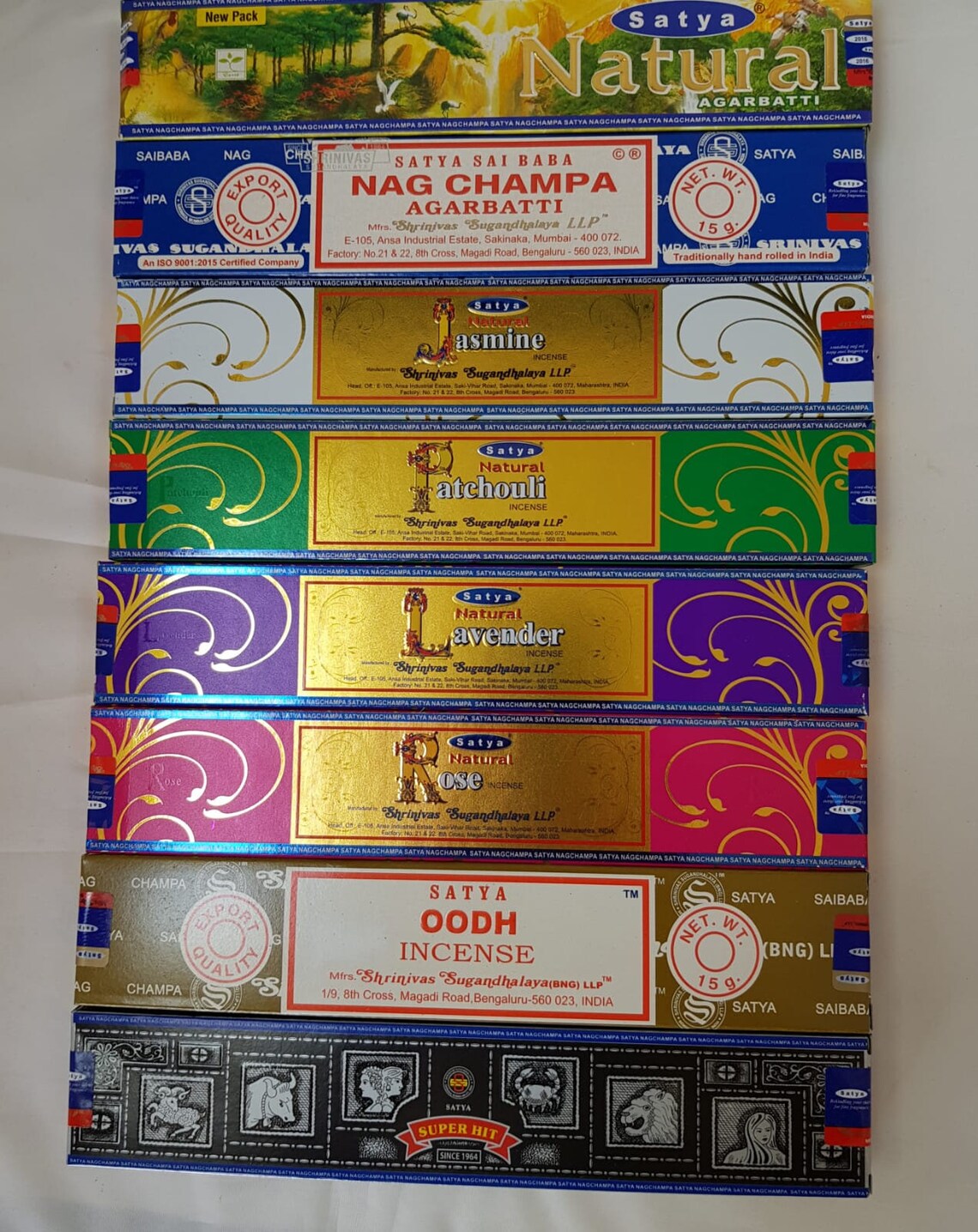Satya Incense Sticks Genuine Sai Baba Incense 15g | Etsy